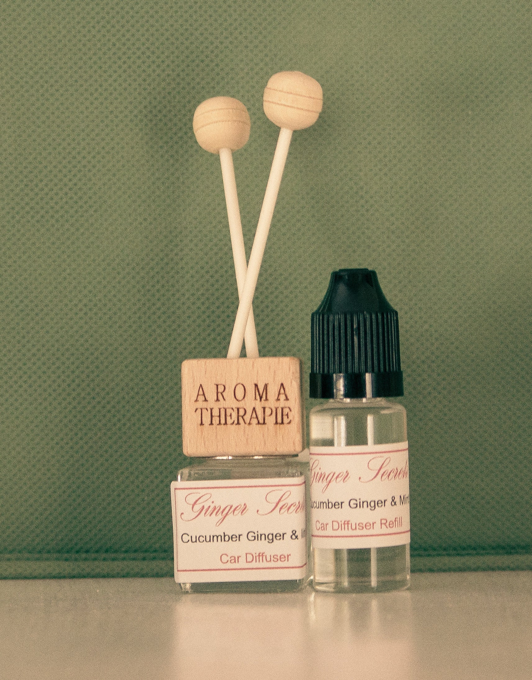 Cucumber, Ginger & Mint - Car Diffuser | Ginger Secrets